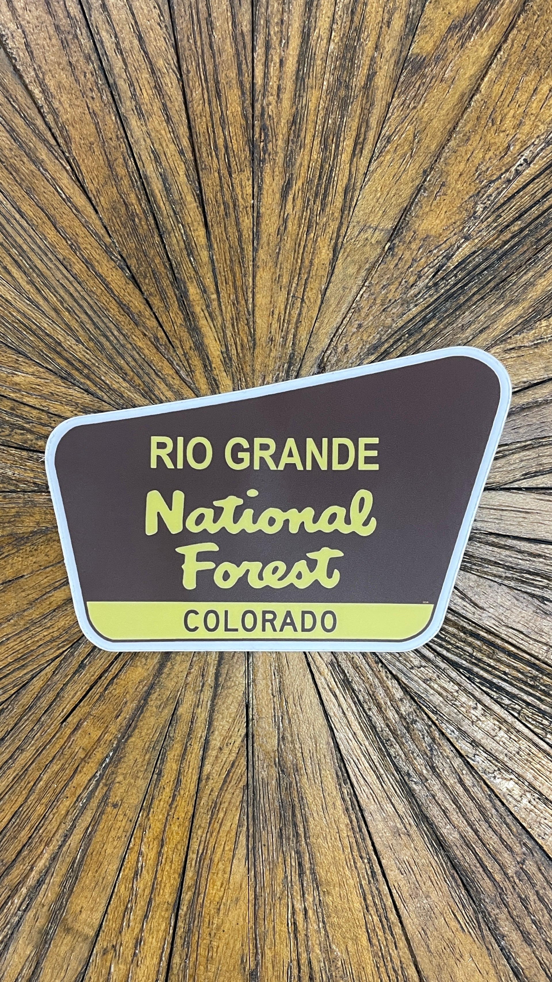 Sticker Rio Grande National Forest Sign | San Juan Mountains Association
